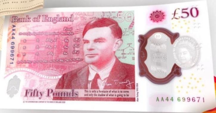 UK Celebrates Genius Alan Turing With New 50 Pound Note Design