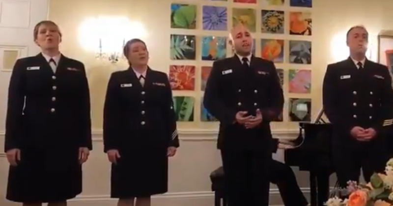 US Navy Sings Popular Song From 'Swades'