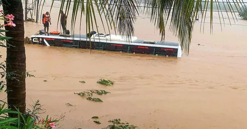 Andhra Pradesh Floods: 12 Dead As 3 Buses Swept Away, Several Missing ...