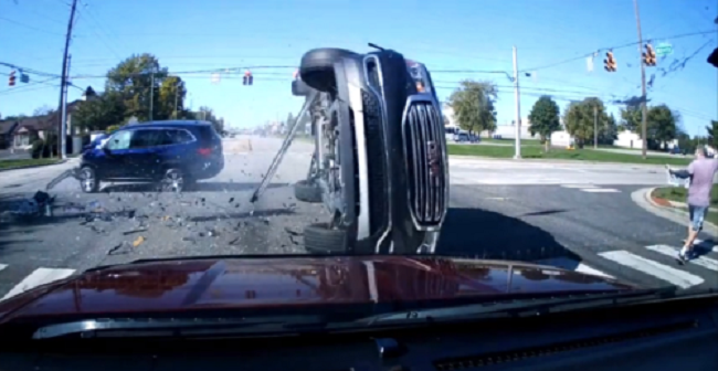 Watch: Car 'Flies' Over Another Vehicle After Jumping Red Light