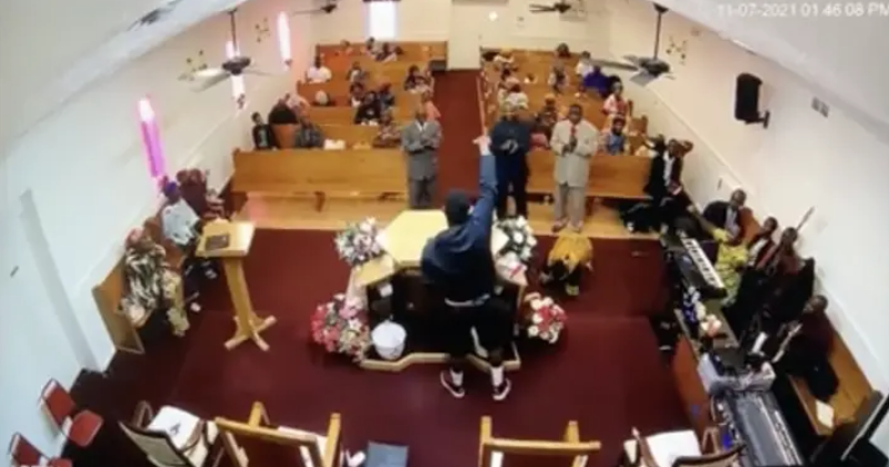 Pastor Tackles Gunman Who Was Threatening A Congregation