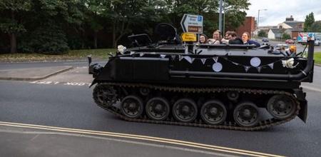 Man Buys Former British Army Tank To Use As Taxi
