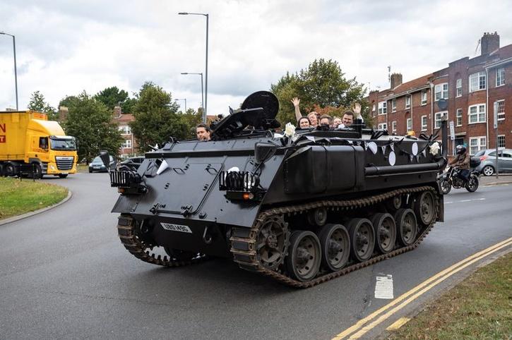 Man Buys Former British Army Tank To Use As Taxi