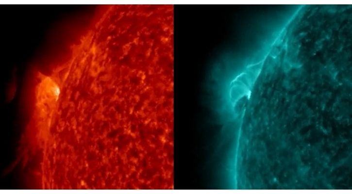 NASA Captures Huge Sunspot Causing Five Hours Of Havoc On Sun's Surface