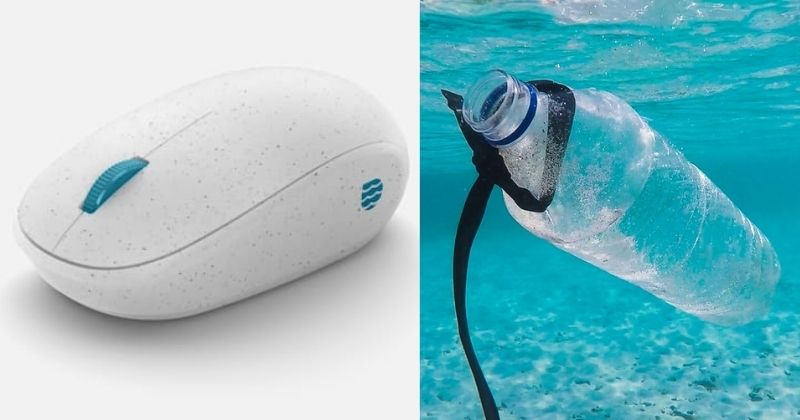 Microsoft Mouse Is Made From 20% Recycled Ocean Plastic Waste