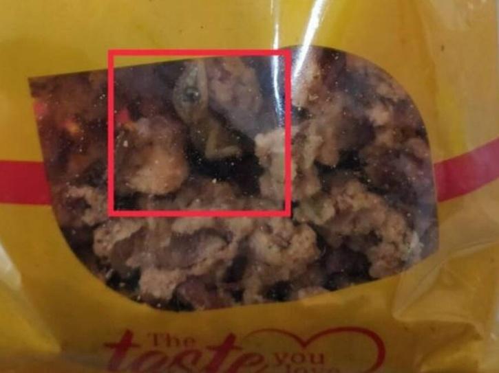 Tamil Nadu Man Finds Dead Lizard In Food Packet