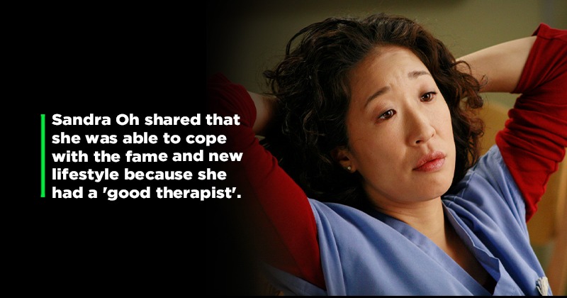 Sandra Oh Explains How Therapy Helped Her Cope With Traumatic Rise To ...