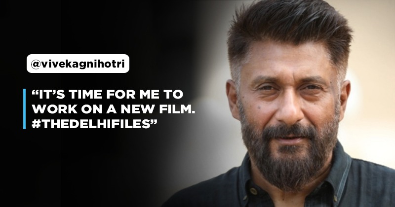 After The Kashmir Files' Sucess, Vivek Agnihotri Announces His Next Movie 'The Delhi Files'