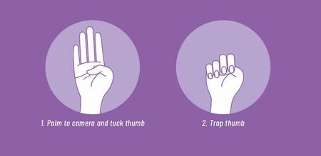 Woman Uses Viral TikTok Hand Signal To Alert Good Samaritan And Escape ...