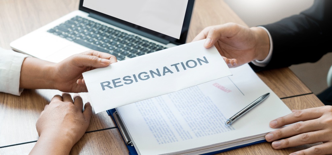 Woman Resigns Within Three Days