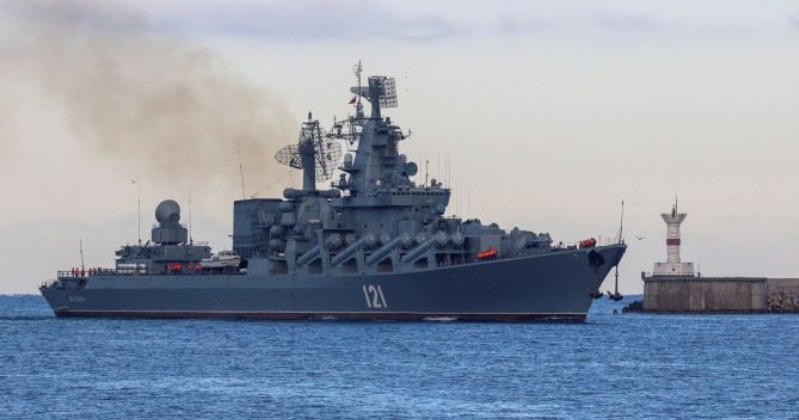 Russian Warship Moskva Sinks, Ukraine Claims Successful Missile Hit
