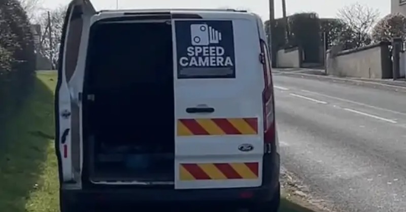 Man Uses Fake Speed Camera Van To Slow Down Motorists