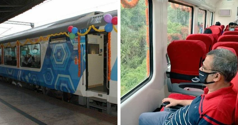 Mumbai-Gandhinagar Shatabdi Express Gets A Vistadome Coach