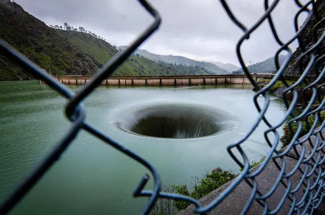 'Portal To Hell': Rare Vortex Opens Up In US Lake Berryessa