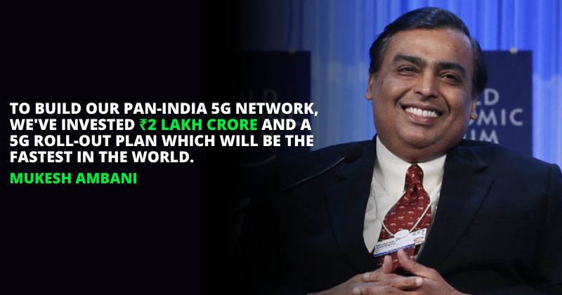 Reliance Jio Will Roll Out 5G By October, Cover Entire Nation By 2023