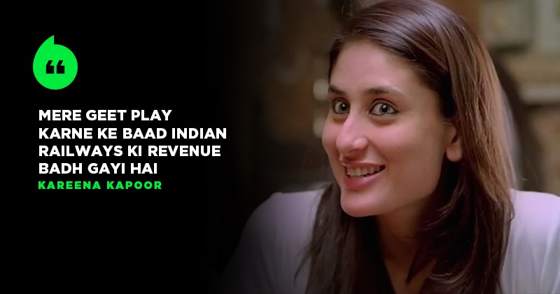 Kareena Kapoor Claims Her Character Geet From Jab We Met Increased Indian Railways Revenue