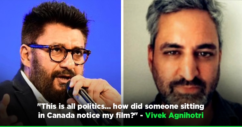 Vivek Agnihotri Slams Canadian Filmmaker Who Called The Kashmir Files 'Hatemongering Garbage'
