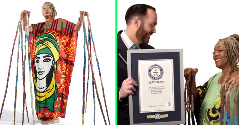 Woman Sets New Guinness World Record For Longest Fingernails