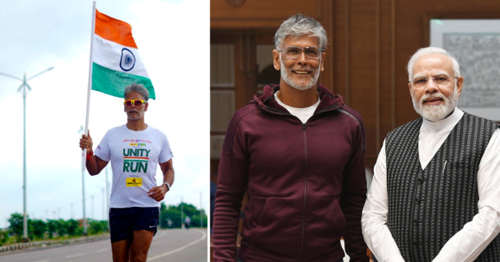 After 451-Km Unity Run, Milind Soman Meets PM Narendra Modi To Discuss ...