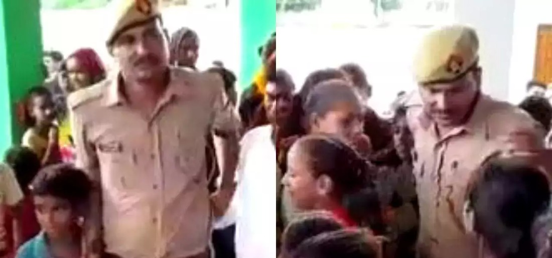 Children Bid Farewell To UP's Teacher Cop