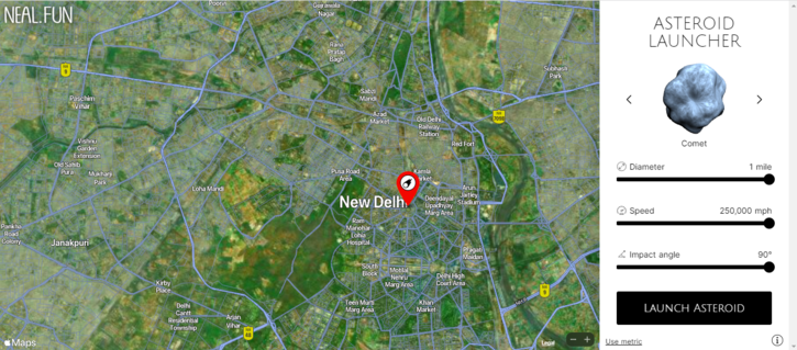 This Asteroid Impact Simulator Lets You Orchestrate The Apocalypse