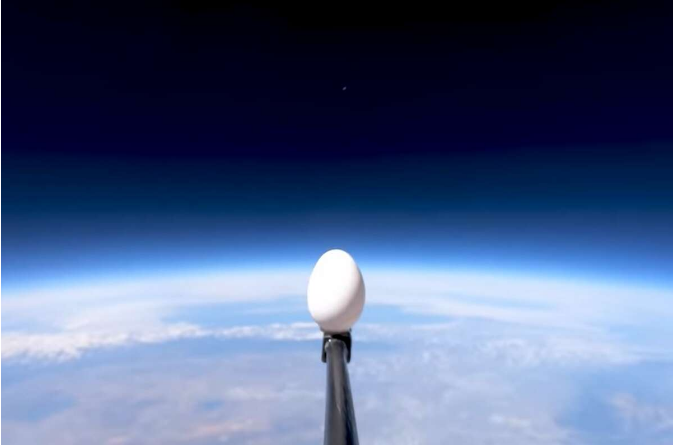 NASA Engineer Turned YouTuber Dropped An Egg From Space And It Survived