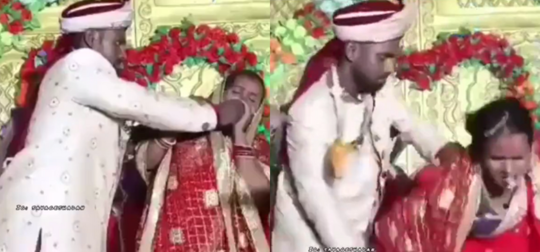 Video Of Bride And Groom Fighting On Stage Goes Viral