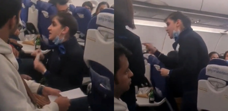 IndiGo Crew Member Fights Schools Rude Passenger
