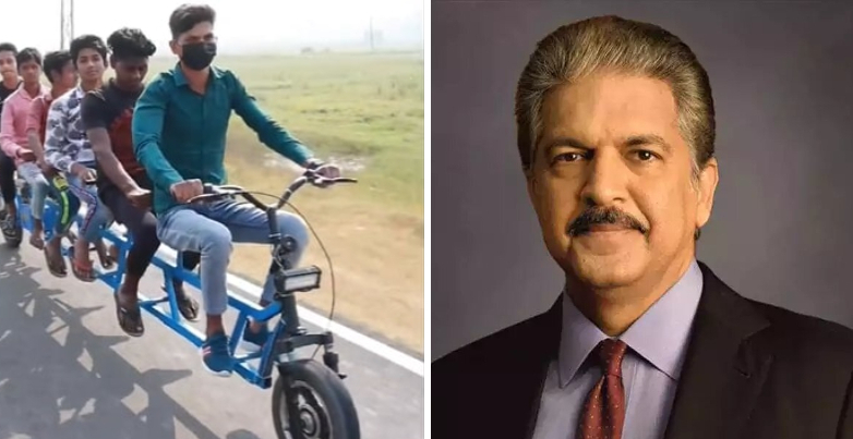 Anand Mahindra Shares Video Of Innovative Passenger Vehicle
