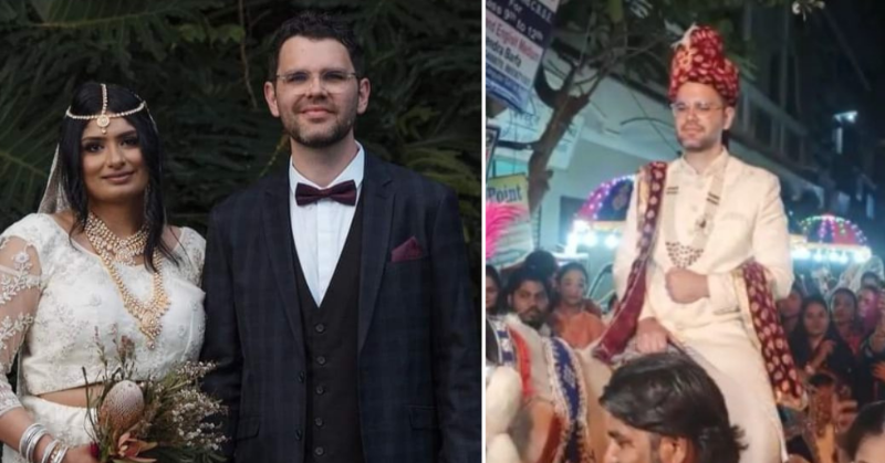 MP की लड़की से शादी करने ऑस्ट्रेलिया से आया दूल्हा, देसी अंदाज़ में ...