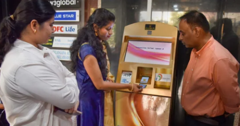 World's First Ever Real-Time Gold ATM Launched in Hyderabad, To ...