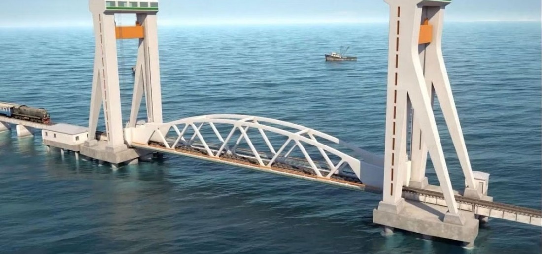 New Pamban Bridge: India's First Vertical Lift Rail Sea Bridge