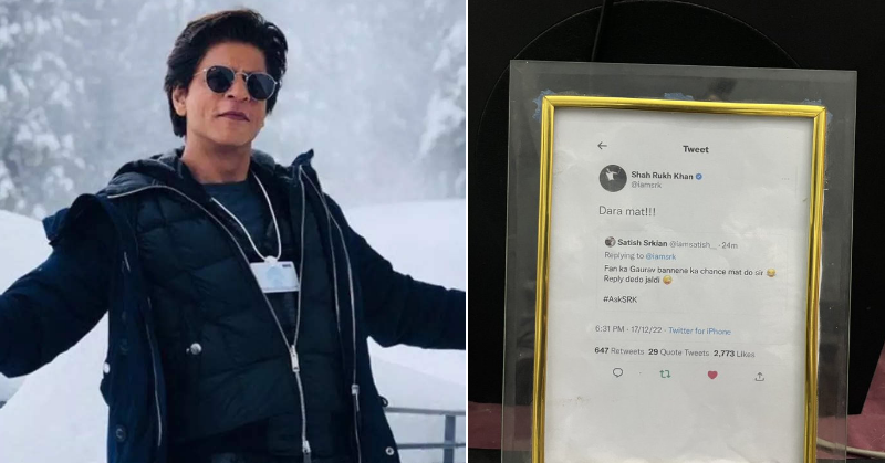 SRK Fan Frames Pathaan Actor's Response From AMA Session On Twitter