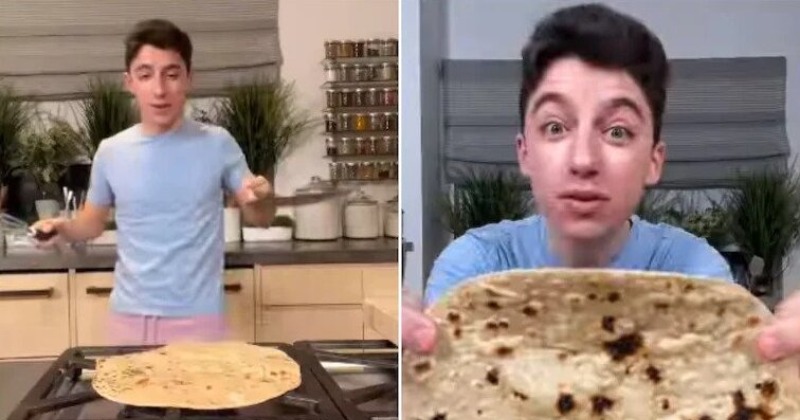 American Chef Makes Perfect Roti In Viral Video