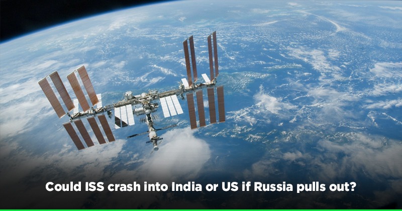 Russia's Space Chief Says ISS Could Crash Into US Or India Due To Sanctions