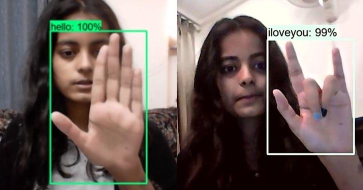Engineering Girl Builds AI Model To Translate Sign Language Into English Instantly