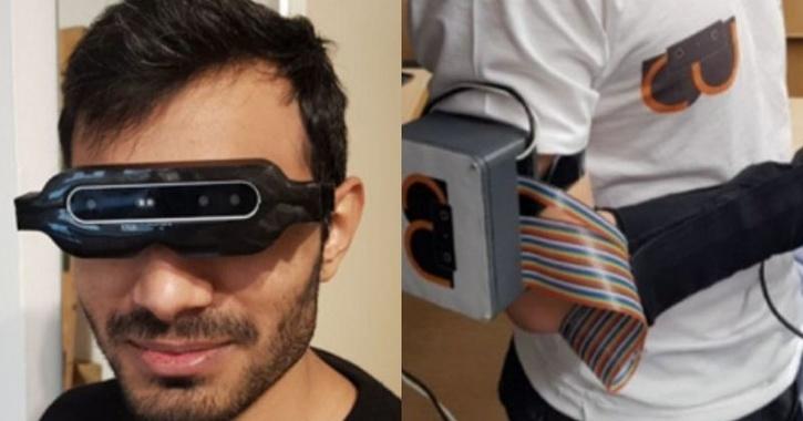 This Device Lets Blind People See With Vibrations In Their Arms