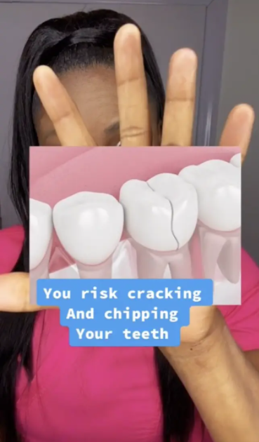 Dental Hygenist Shares Reason To Not Eat Ice