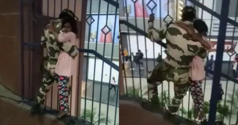 CISF Jawan Rescues 8-YO Girl Rescued From Dangerous Spot At Metro ...