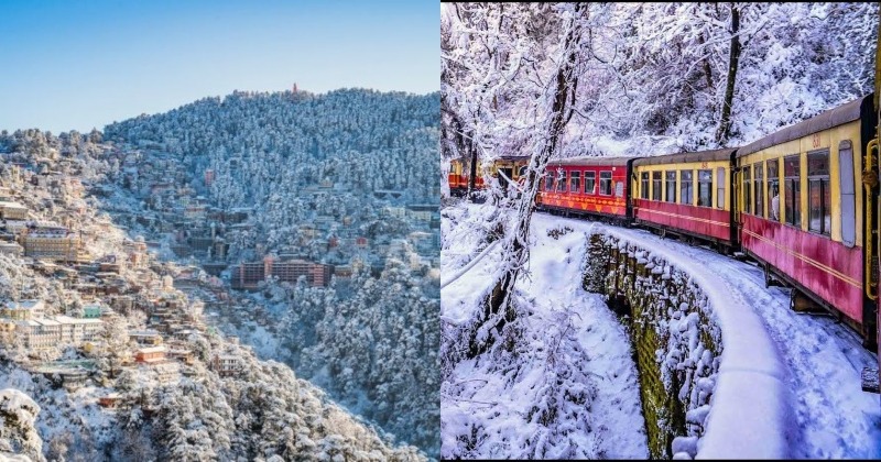 Trains Run In -2 Degrees Temperature In Shimla, Tourists Rush For Ride ...