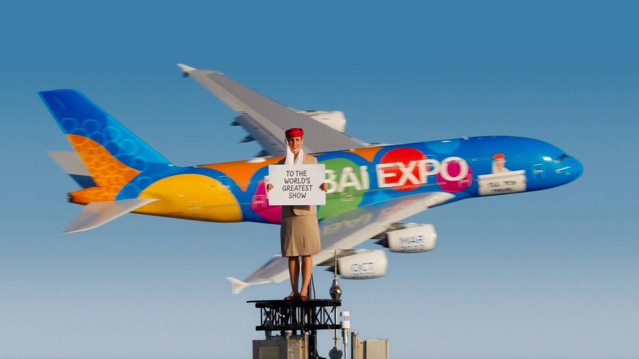 Emirates Viral Ad With Woman Standing On Top Of Burj Khalifa, And An ...