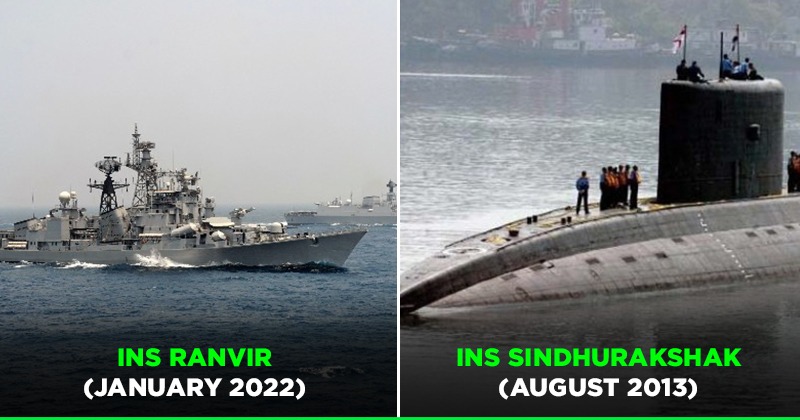 Blast On INS Ranvir Was The First Since 2016 In Which Lives Were Lost ...