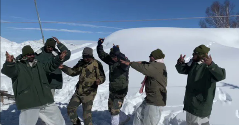 Watch: BSF Soldiers Dance And Celebrate Bihu In Kashmir