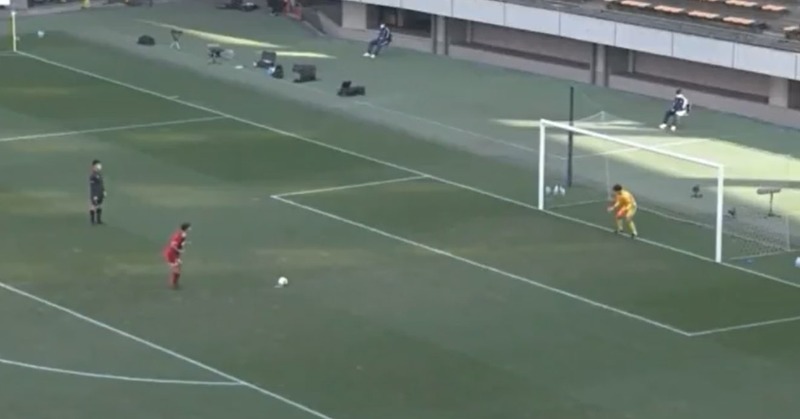 Japanese High School Player Takes Over 30 Seconds To Take Penalty Kick