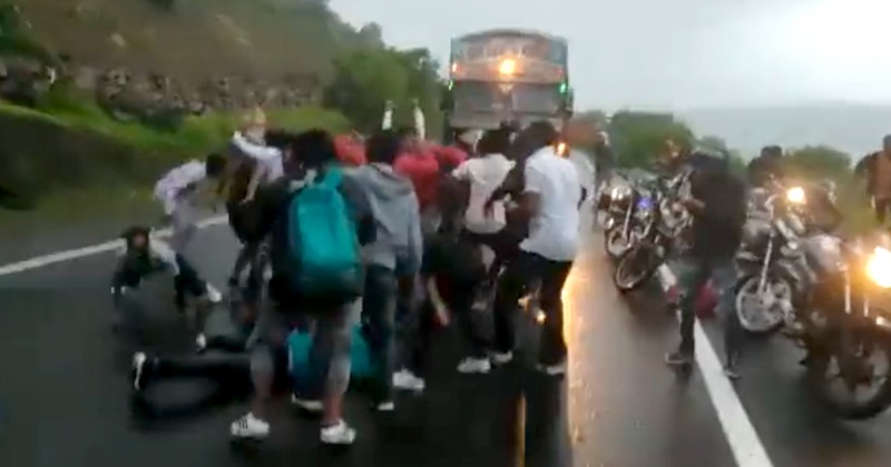 Bikers Stop Truck To Perform ‘Nagin Dance’ On Road