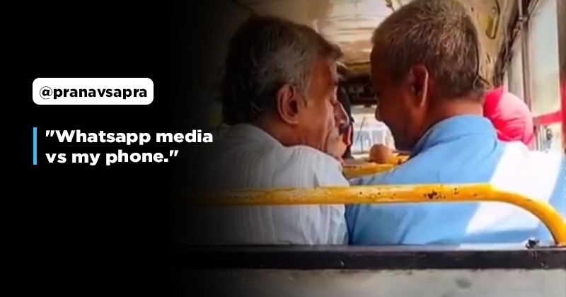 Hilarious Argument Of Two Desi Men Over Bus Seat Goes Viral; Twitter ...