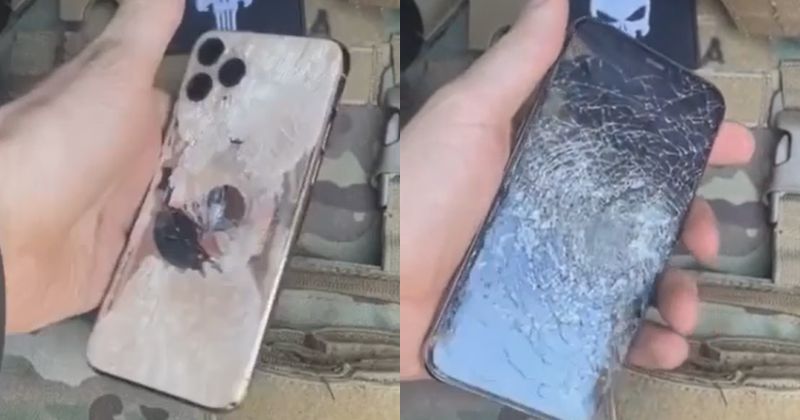 iPhone Saves Life Of Ukrainian Soldier By Blocking Bullet