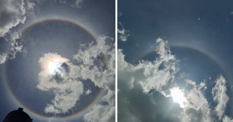 Rainbow-coloured Sun Halo Sighted In Dehradun
