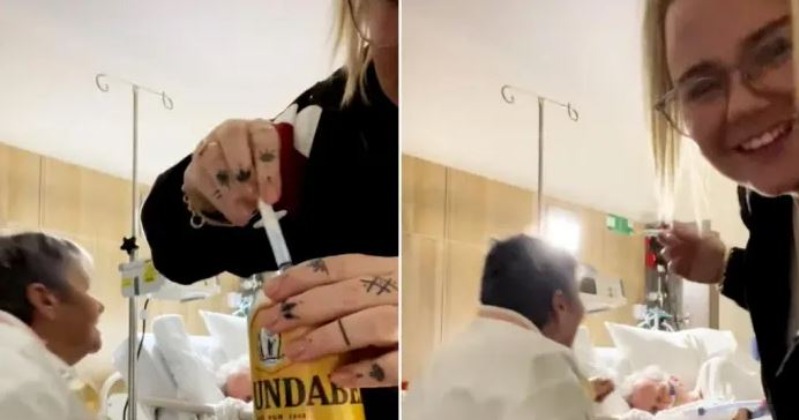 Daughter Smuggles In Rum And Coke Into Hospital For Dying Dad
