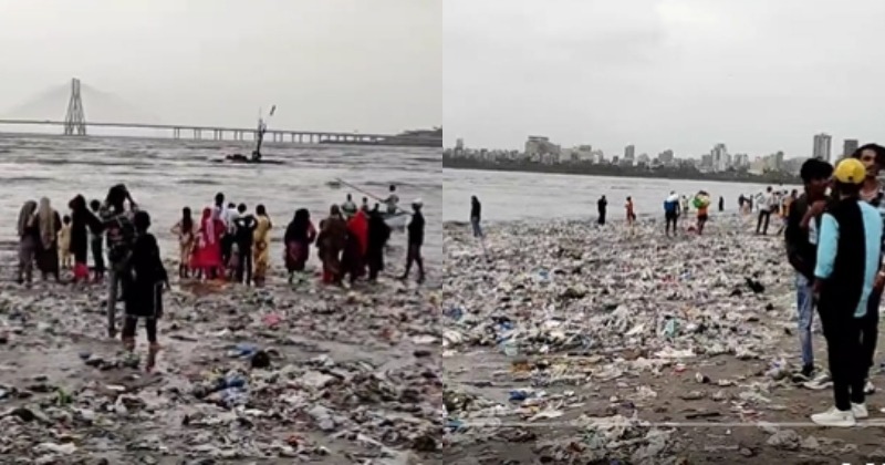 Arabian Sea's 'Return Gift' To Mumbaikars Shocks Internet As Beach ...